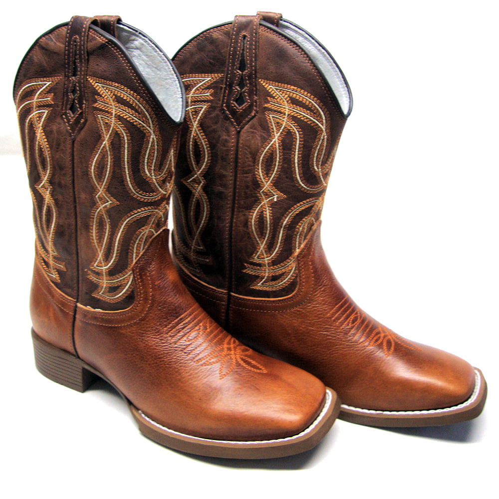 Bota Country Masculina Bico Quadrado Road